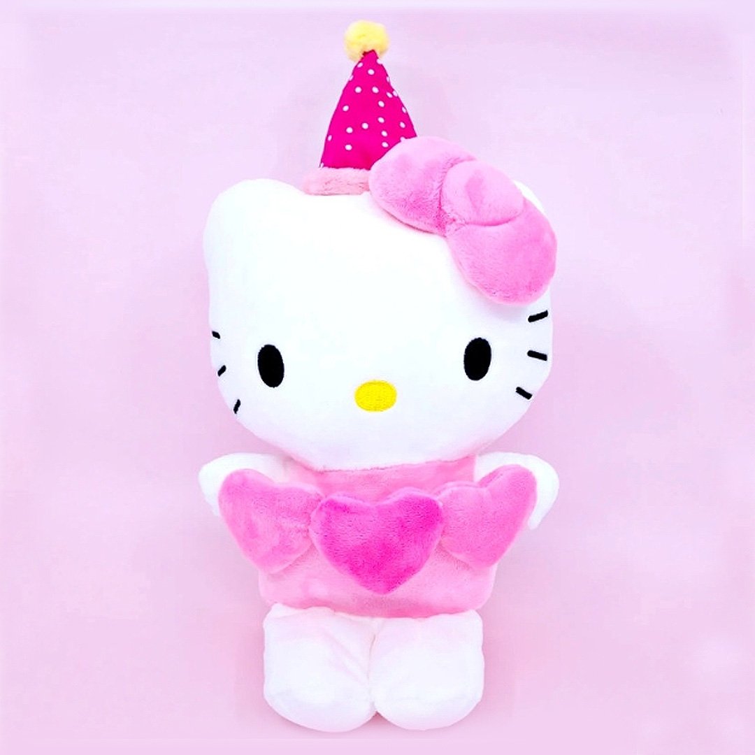 Sanrio Hello Kitty Triple Heart 14" Plush – Hello Discount Store