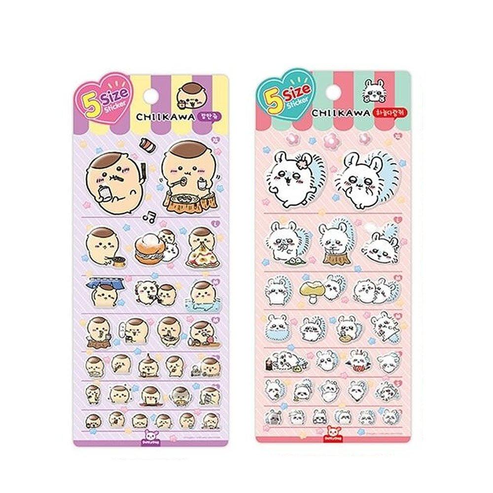 Chiikawa Momonga & Kuri-Manju 5 Size Sticker – Hello Discount Store