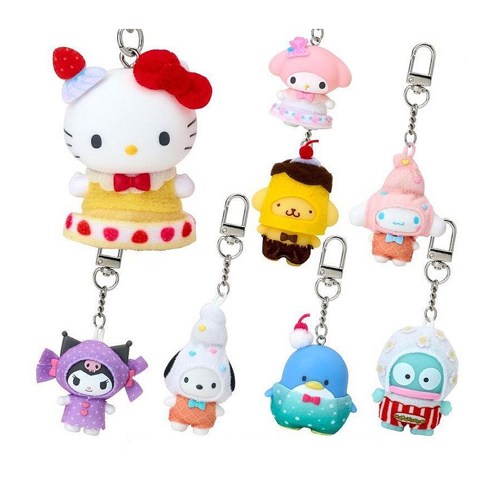 Sanrio Characters Sweets Desert Secret Plush Keychain Blind Box – Hello ...