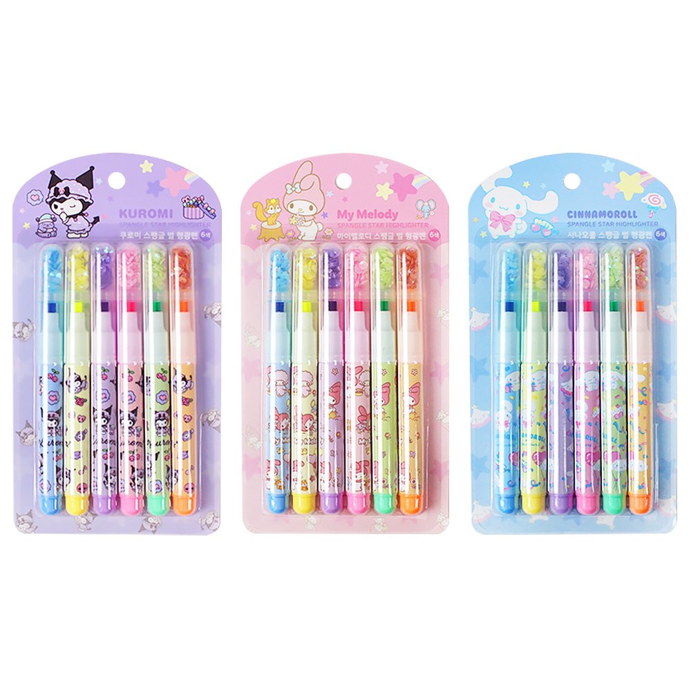 Sanrio Characters Spangle Star Highlighter Set – Hello Discount Store