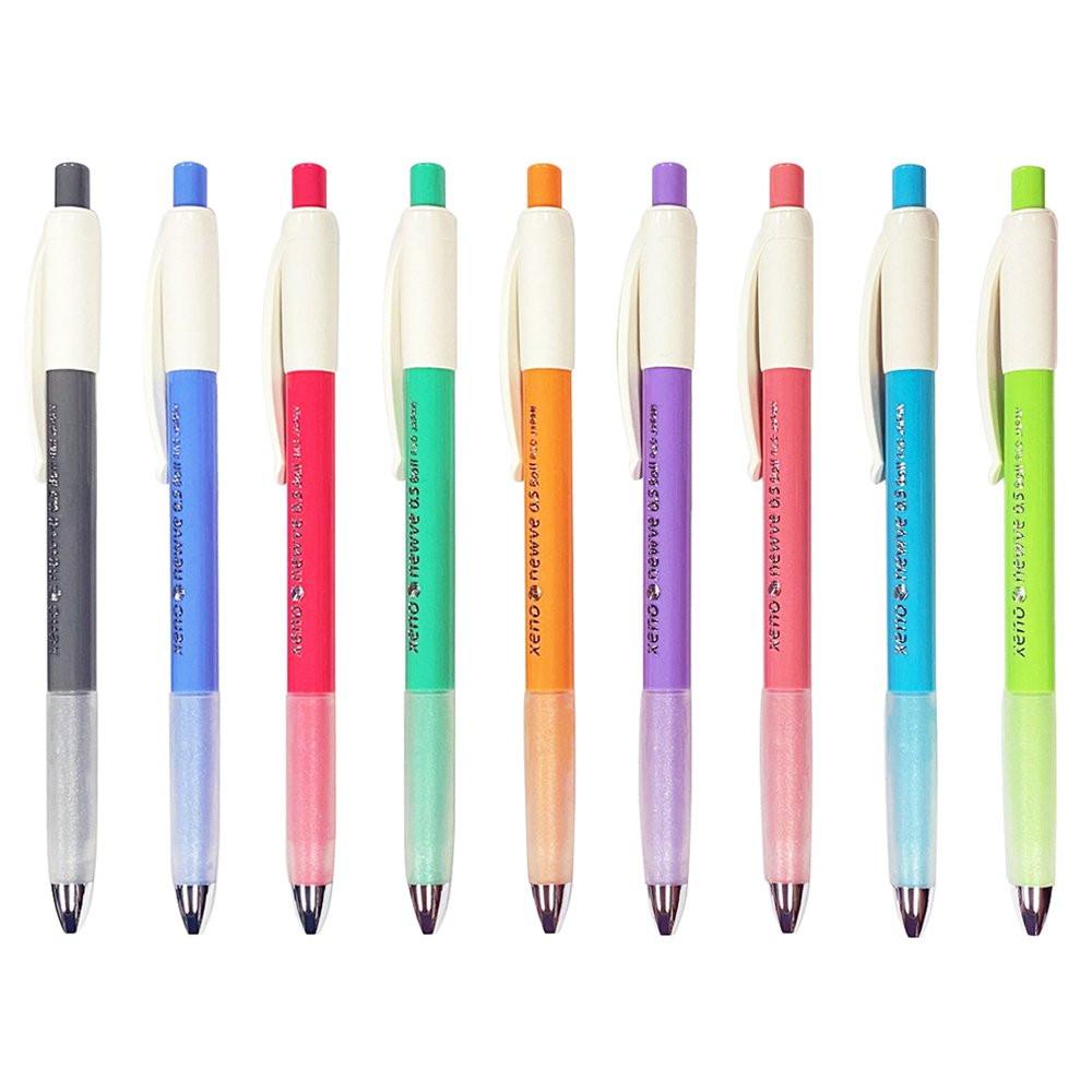 [9-in-1] Xeno Newve 0.5mm Ballpoint Pen Set – Hello Discount Store
